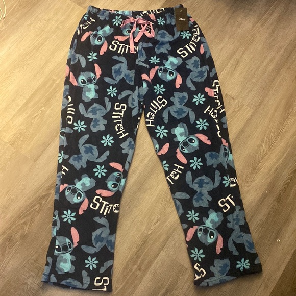 Disney | Intimates & Sleepwear | New Stitch Fleece Pajama Pants | Poshmark